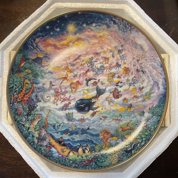 Franklin Mint | Art | Vintage 99s In The Beginning Bill Bell Decor ...